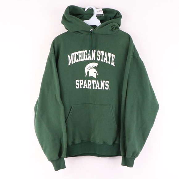 Vintage | Sweaters | Vintage Michigan State University Faded Hoodie ...